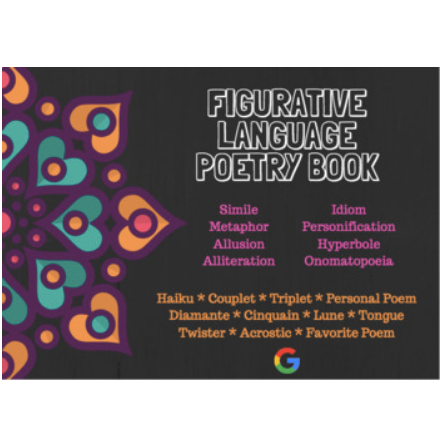 Poetry Book with Figurative Language - Amped Up Learning