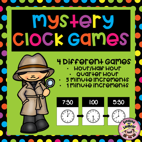 Mystery Clock Games - Amped Up Learning