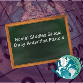 Social Studies Studio Daily Activities Pack 4 - Amped Up Learning