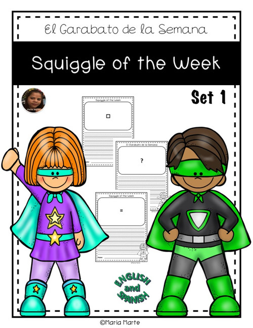 Squiggles of the Week ~ El Garabato de la Semana - Amped Up Learning