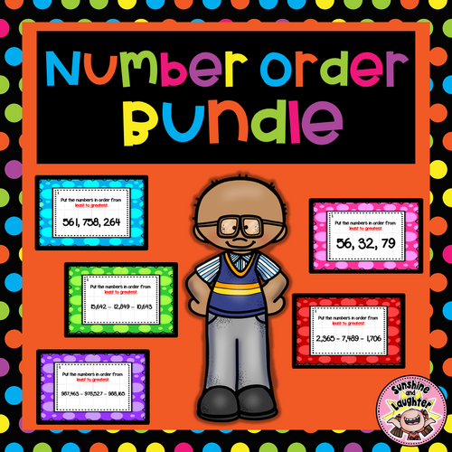 Number Order Scoot Bundle - Amped Up Learning