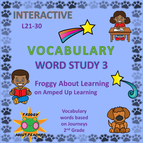 Vocabulary Study 3 (2nd g. L 21-30) - Amped Up Learning