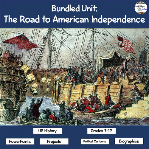 Bundled Unit: The Road to American Independence - Amped Up Learning