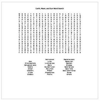 Earth Science Vocabulary Word Search Bundle - Amped Up Learning