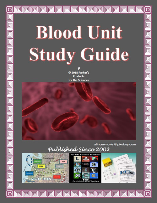 Blood Unit Study Guide - Amped Up Learning