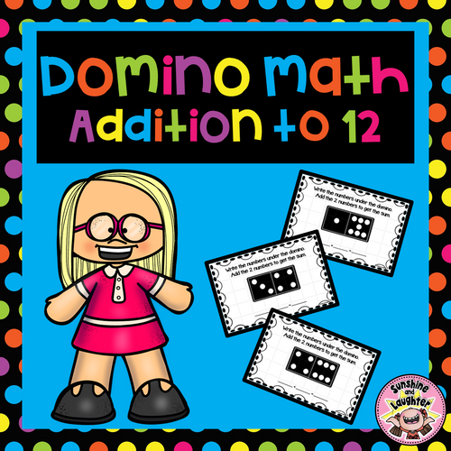 Domino Math Task Cards (Addition to 12) - Amped Up Learning