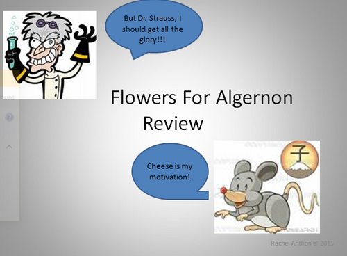Flowers for Algernon- Test Review PowerPoint - Amped Up Learning