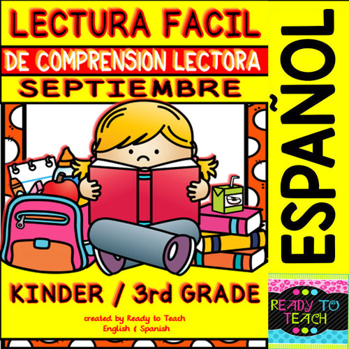 Easy Reading for Reading Comprehension in Spanish - September Set ...