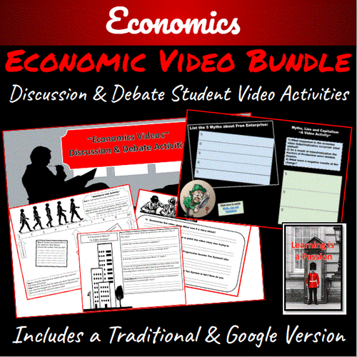 Economics | Video Activities | Inflation | Warm-ups or Lesson ...