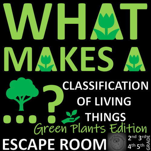 ESCAPE ROOM: Science - Classification of Green Plants - Amped Up Learning