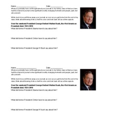 George H.W. Bush 60 Minutes Reflections and Legacy spoken by Clinton ...