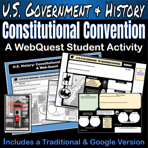 U.S. History & U.S. Government | Constitutional Convention | Student ...