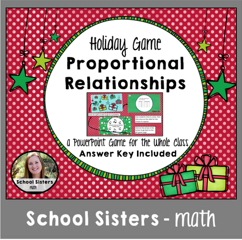 Proportional Relationships Winter Holiday Game - Amped Up Learning