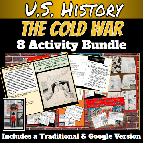 U.S. History | Cold War Bundle | 8 Complete Lessons on the Cold War ...