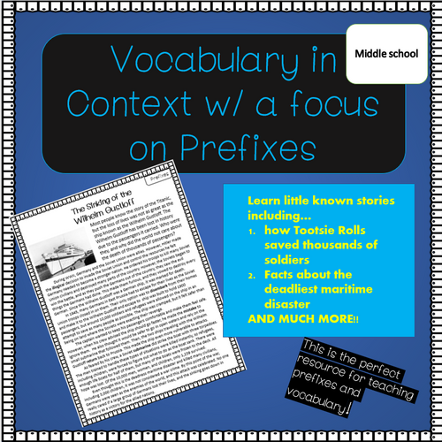 Prefixes and Vocabulary in Context - Amped Up Learning