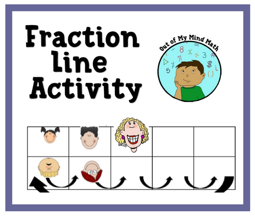 Fraction Line Activity - Speed Dating Activity - Amped Up Learning