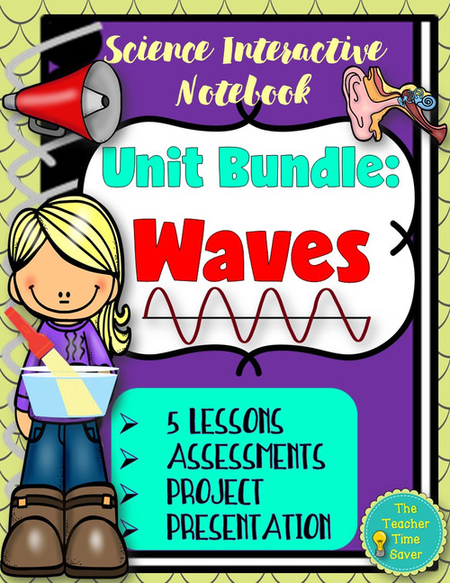 Waves Light & Sound Notebook Unit Bundle - Amped Up Learning