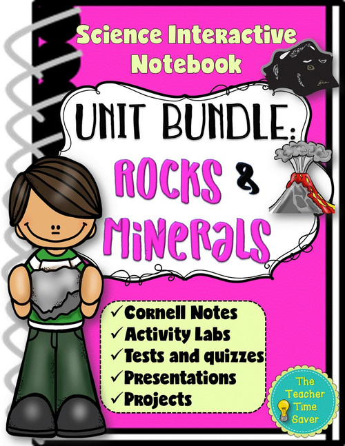 Rocks Unit Science Notebook Bundle - Amped Up Learning