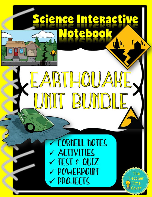 Earthquakes Unit Notebook Bundle - Amped Up Learning