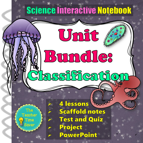 Classification of Living Things Biology Notebook Bundle - Amped Up Learning