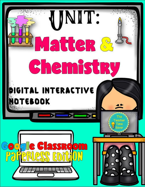 Matter Atoms Periodic Table of Elements Digital Notebook - Amped Up ...