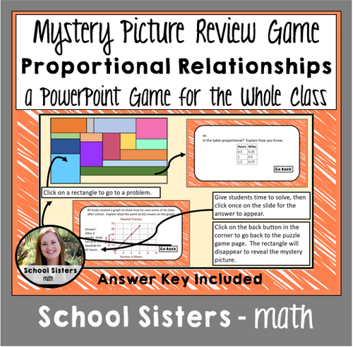 Proportional Relationships Mystery Picture Game - Amped Up Learning