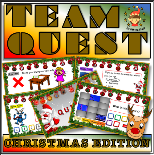 Christmas Team Quest Quiz - Amped Up Learning