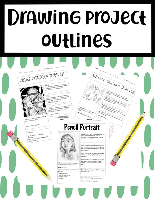 3 drawing project outlines! - Amped Up Learning