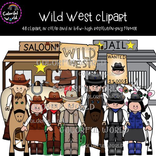 Wild West clipart - Amped Up Learning