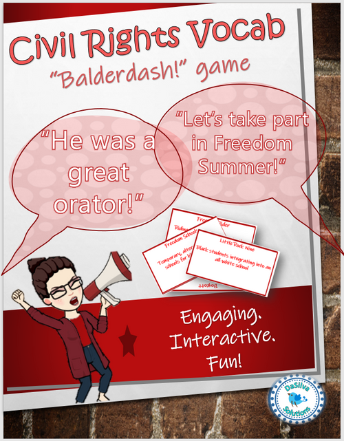 Civil Rights Vocabulary Game - Balderdash! - Amped Up Learning