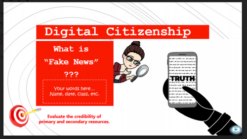 Digital Citizenship - How to identify reliable sources - Amped Up Learning