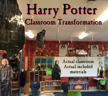 Harry Potter Classroom Transformation Poster and Character Bundle ...