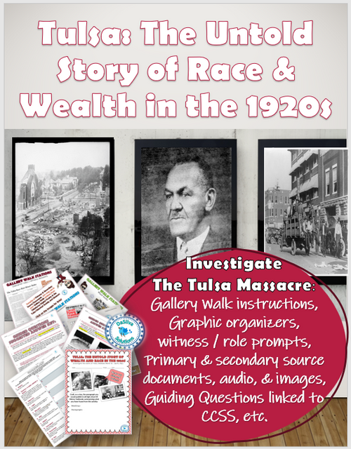 Tulsa Race Riot: Gallery Walk, Poster Project, & Primary Source ...