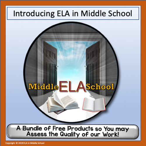Introducing ELA in Middle School - A Bundle of Free Products - Amped Up ...