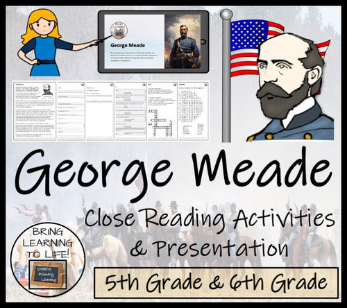 George Meade Close Reading Comprehension Activities | 5th Grade & 6th ...