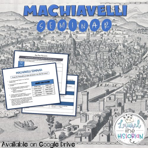 Machiavelli's 'The Prince' Seminar: Inquiry-Based Project - Amped Up ...