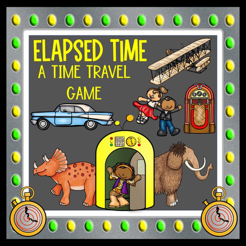 An Elapsed Time Game - Add and Subtract Intervals of Time - Race to ...