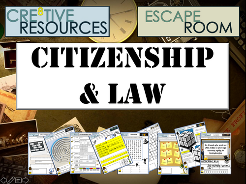 Citizenship and Law Escape Room - Amped Up Learning