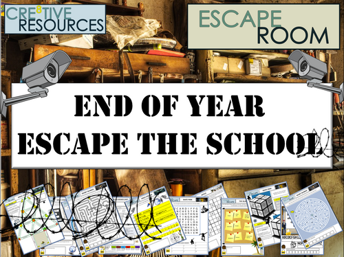 End of Semester Escape Room - Amped Up Learning