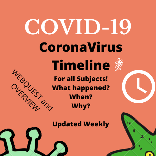 Updated CORONAVIRUS COVID-19 Timeline Webquest Dates Facts Spread and ...