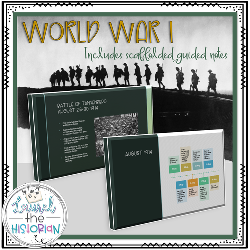 World War 1 Presentation: Eastern & Western Fronts - Amped Up Learning