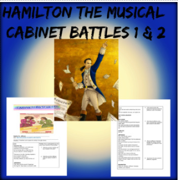 Hamilton Musical Cabinet Battlers 1 and 2 Lessons - Amped Up Learning