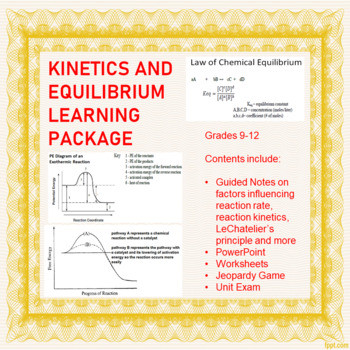 Kinetics and Equilibrium Learning Package (Distance Learning) - Amped ...