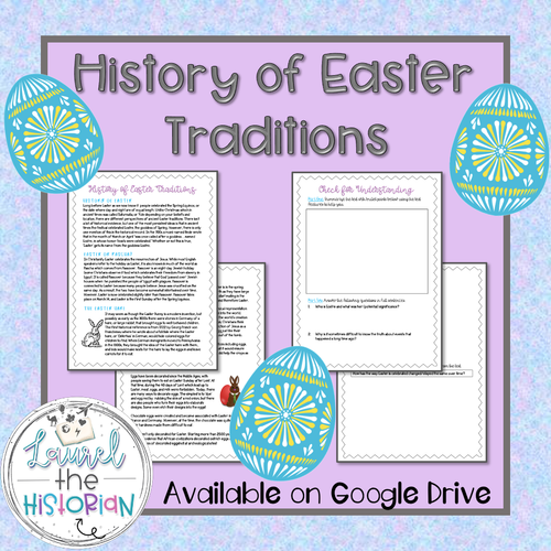 History of Easter Reading Comprehension - Amped Up Learning