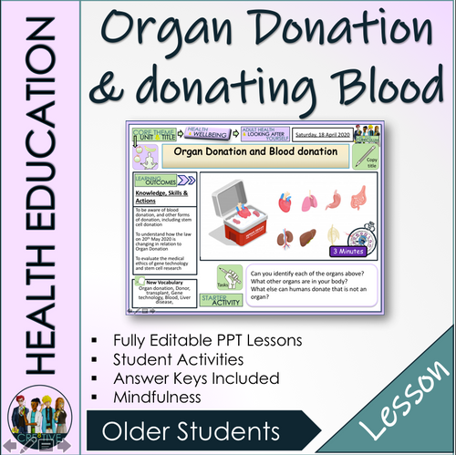 Organ Donation and Blood Donation - Amped Up Learning