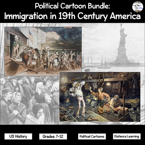 Political Cartoon Bundle: Immigration in 19th Century America - Amped ...