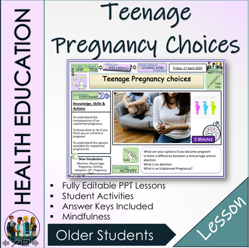 Teenage Pregnancy Choices - Amped Up Learning