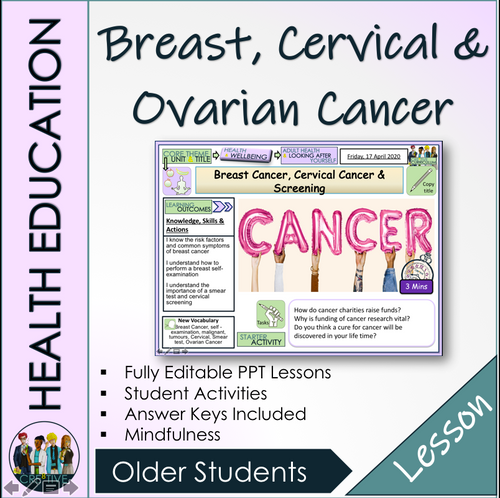 Breast Cancer, Cervical and Ovarian Cancer - Amped Up Learning
