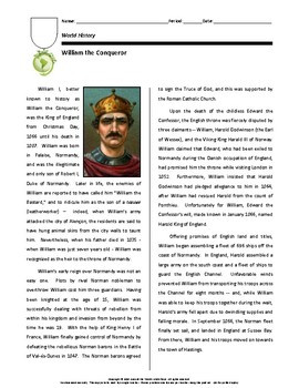 Biography: William the Conqueror - Amped Up Learning
