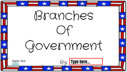 Branches of Government Digital Activity - Amped Up Learning